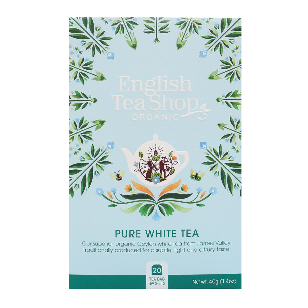 Pure White Tea - 20 Tea Sachets – The English Tea Shop